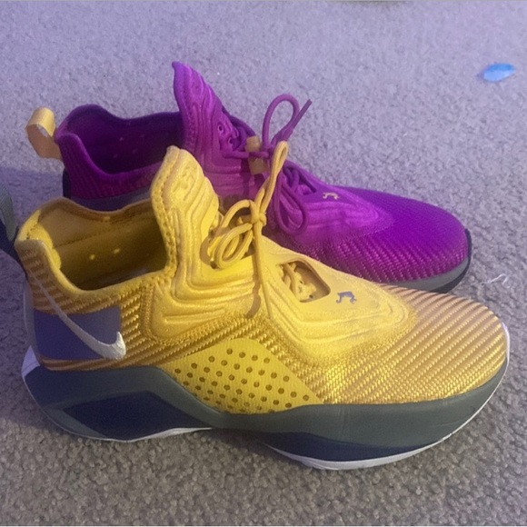 Nike | Shoes | Nike Lebron 4 Soldiers Lakers Colorway Size 9 Mens ...